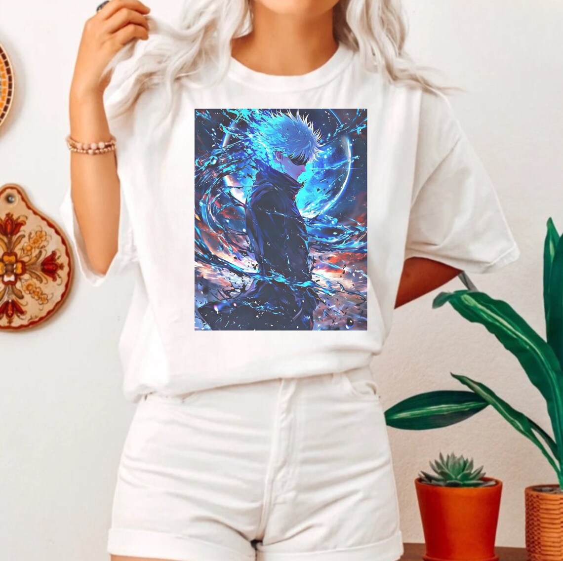 Jujutsu Kaisen,gojo Satoru Shirt,best Anime Shirt,gift for Anime Lovers ...