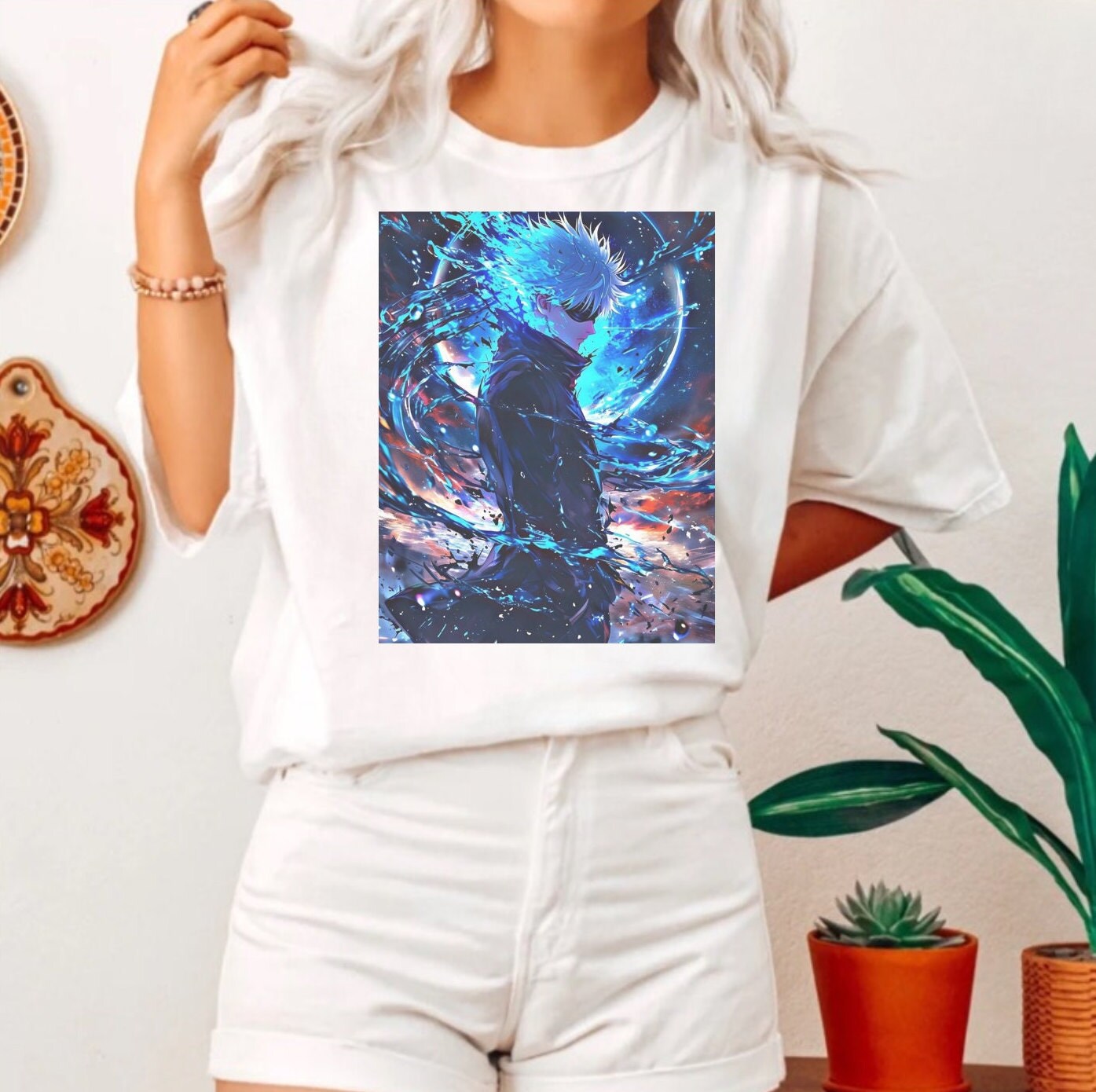 Jujutsu Kaisen,gojo Satoru Shirt,best Anime Shirt,gift for Anime Lovers ...