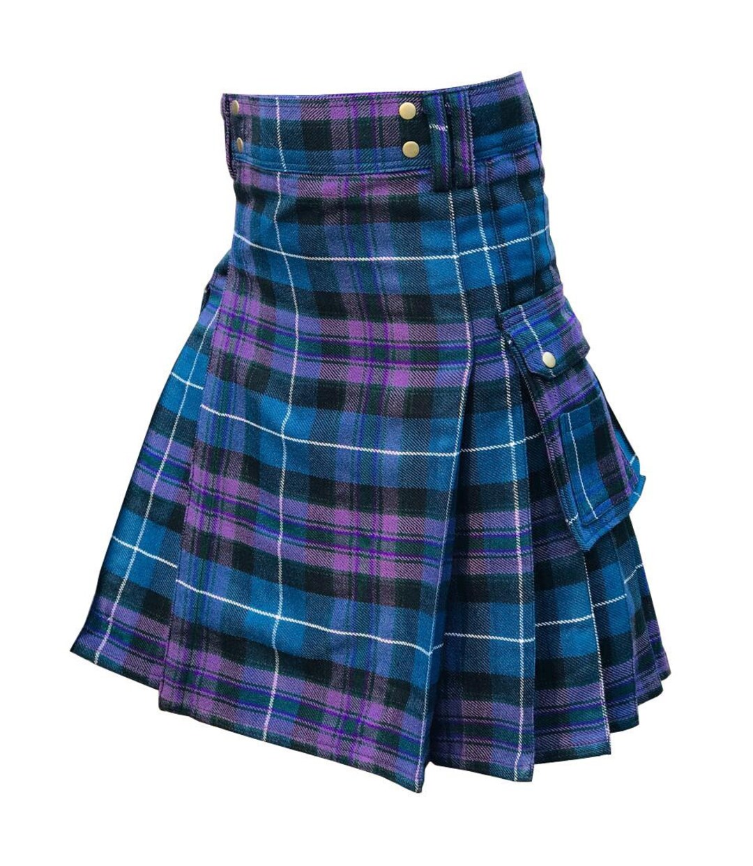 Traditional Scottish Utility Tartan Kilts Highland Casual Wear Vintage ...