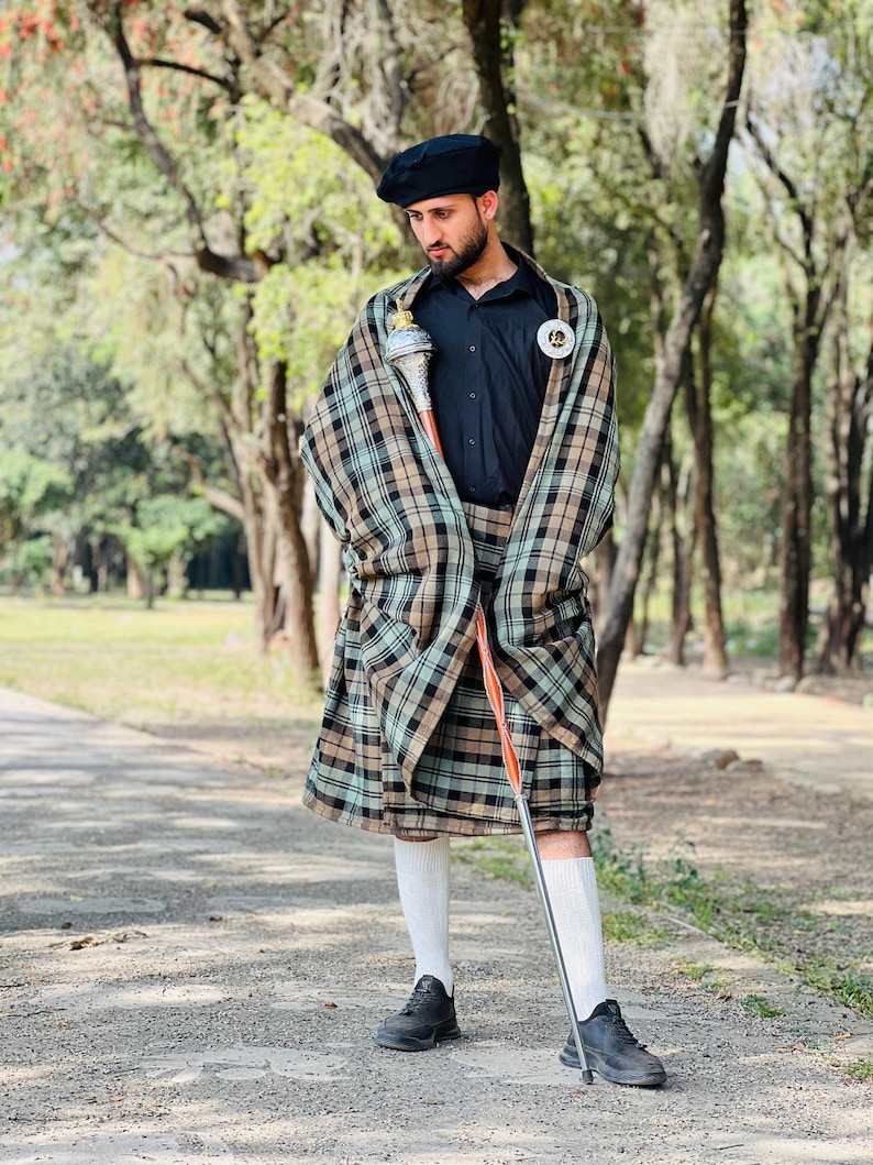 Men's Great Kilt Vintage Scottish Great Kilt Traditional Handmade Great ...