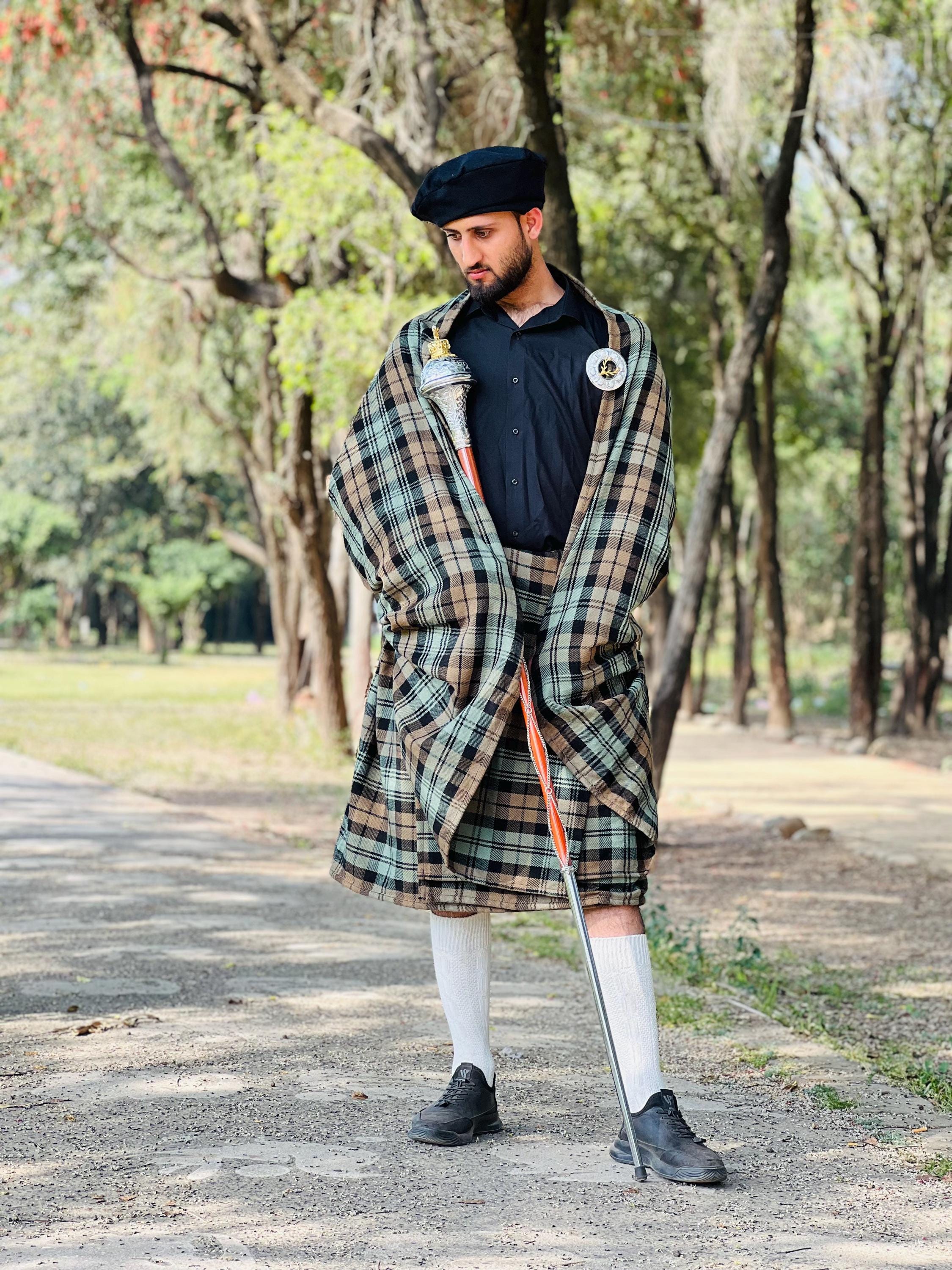 Men's Great Kilt Vintage Scottish Great Kilt Traditional Handmade Great ...