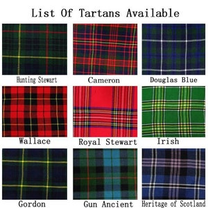 Scottish 5 Yards Tartan Kilt Traditional Highland Handmade Kilt Casual ...