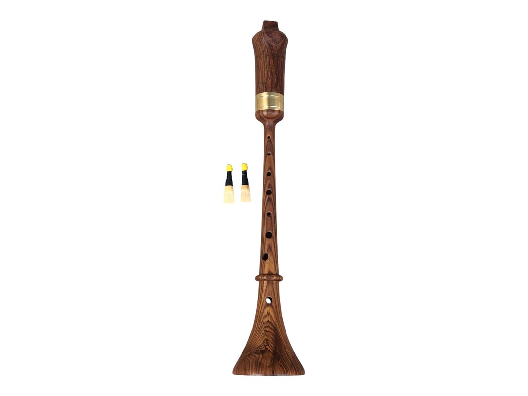 Rosewood RAUSCHPFEIFE Wooden Instrument Handmade Medieval Small Shawm ...