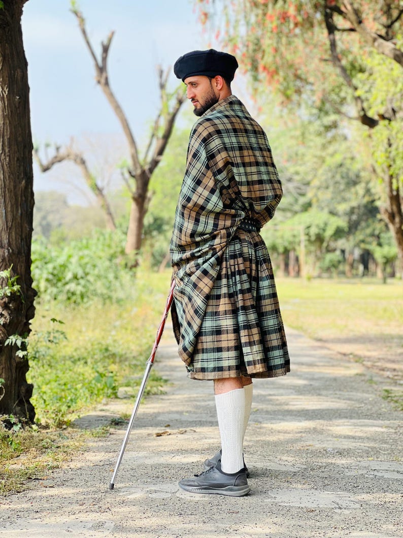 Men's Great Kilt Vintage Scottish Great Kilt Traditional Handmade Great ...