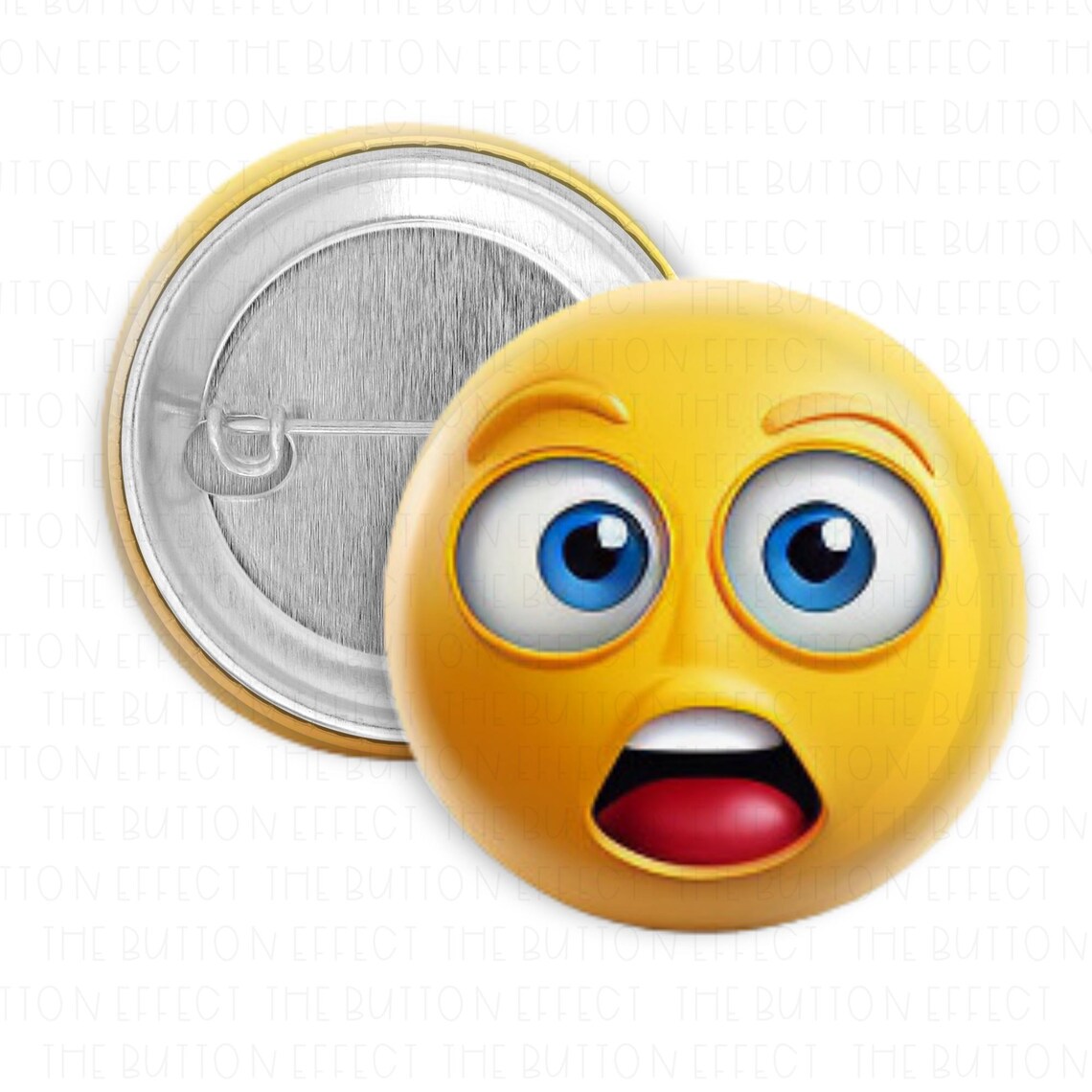 Emoji Face Pin Buttons, Accessory Pin, Fridge Magnet, Funny Face ...