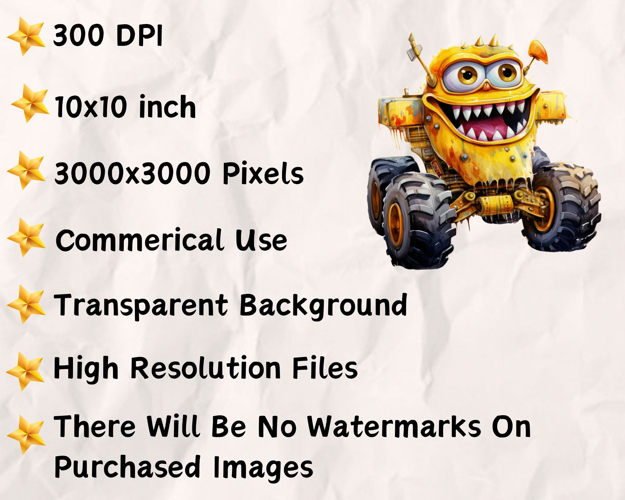 Watercolor Monster Truck Clipart PNG, Off-road 4x4 Trucks, 55 PNG ...