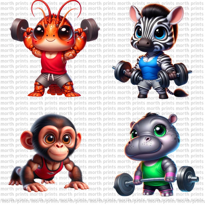 41 PNG Bodybuilder Animals Clipart Strong Animals, Heavy Lifting ...