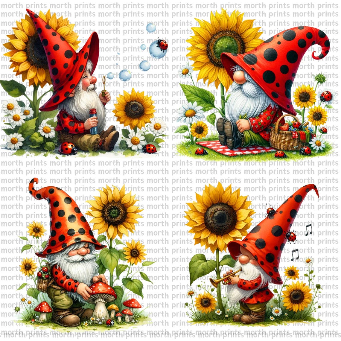 38 PNG Ladybug Gnome Clipart Cute Gnome, Ladybug Clipart, Gnome Clipart ...