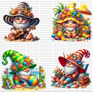 29 PNG Beach Gnomes Clipart , Cute Gnome Clipart, Summer Gnome Clipart ...