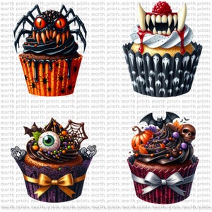 48 PNG Halloween Cupcake Clipart , Halloween Clipart, Halloween Png ...