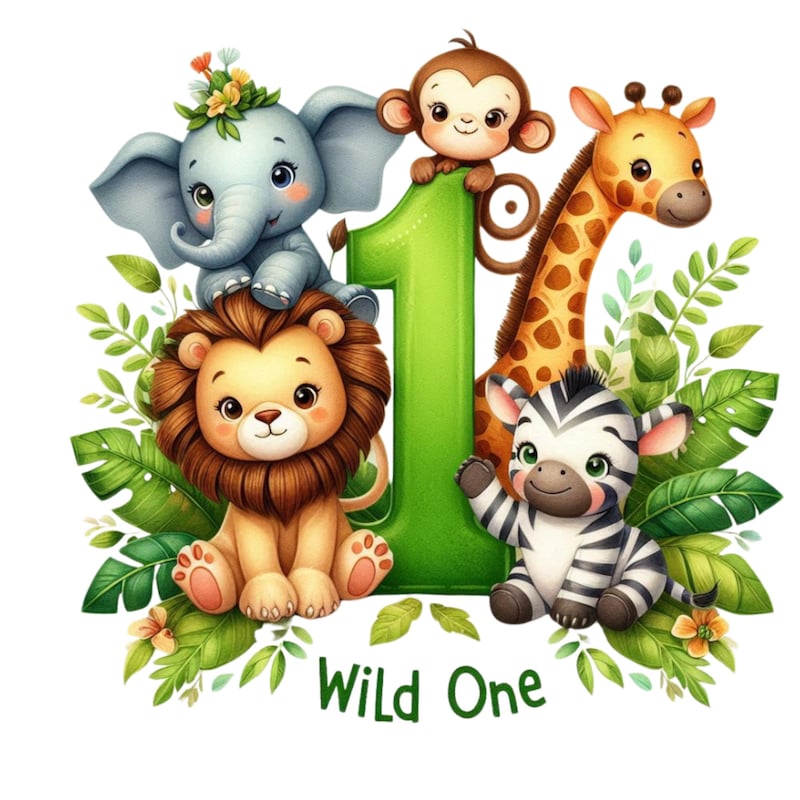 Birthday Wild One Stickers - Etsy Canada