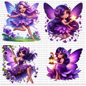 32 PNG Violet Fairy Clipart , Cute Fairy, Fairy Clipart, Flower Fairy ...