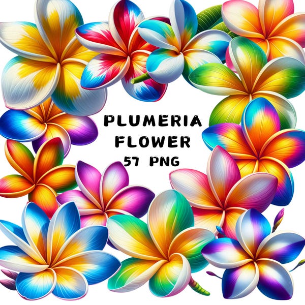 Stickers Frangipani - Etsy