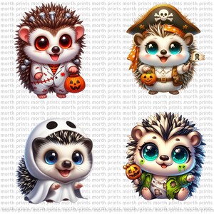31 PNG Halloween Hedgehog Clipart , Cute Animals, Halloween Clipart ...