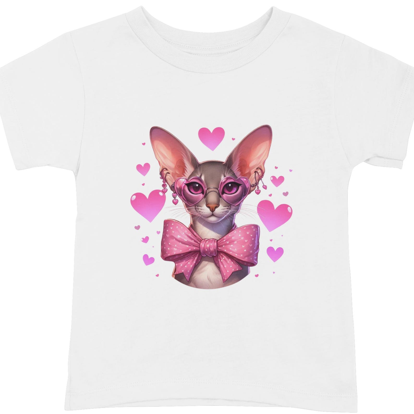 Valentines Kittens Clipart, Cat Mom PNG Bundle, Cute Cats With Hearts ...