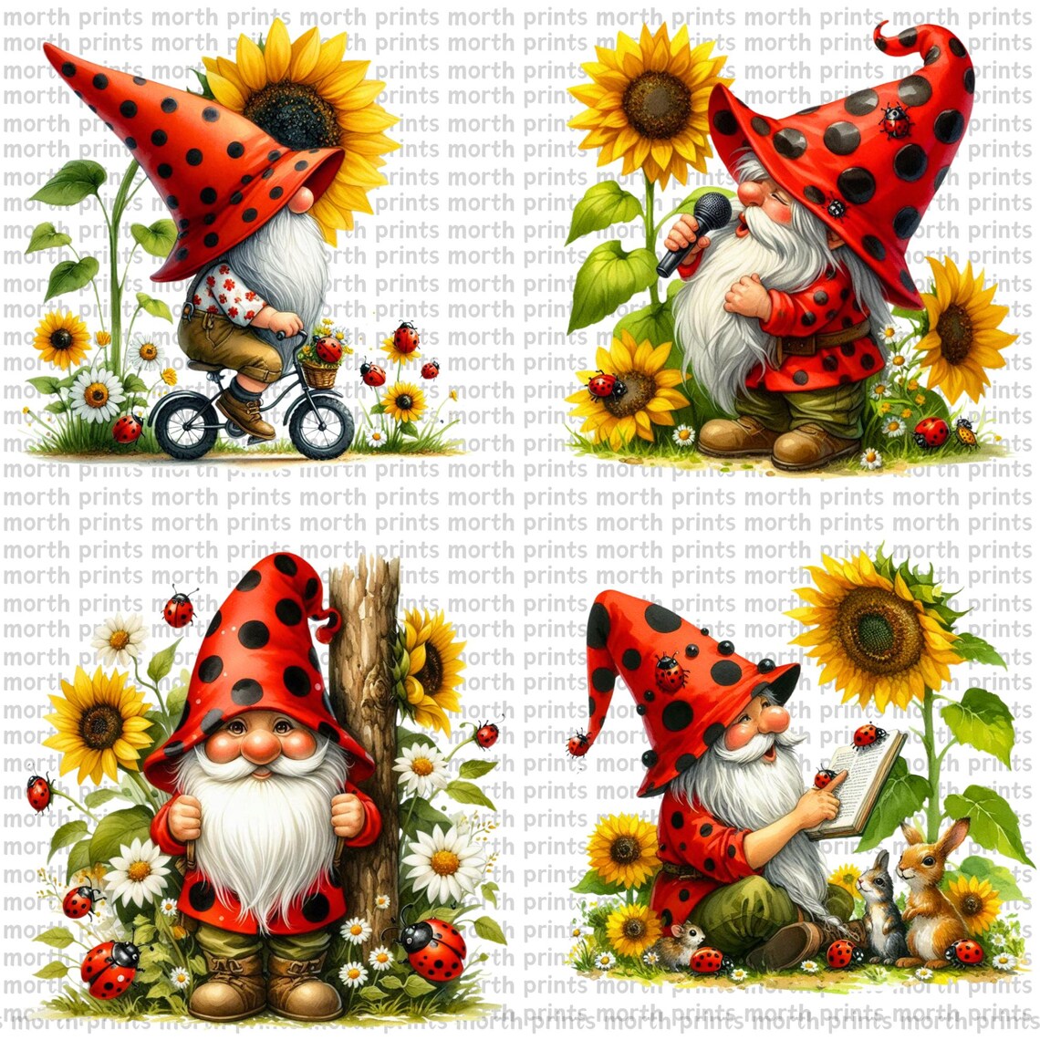 38 PNG Ladybug Gnome Clipart Cute Gnome, Ladybug Clipart, Gnome Clipart ...