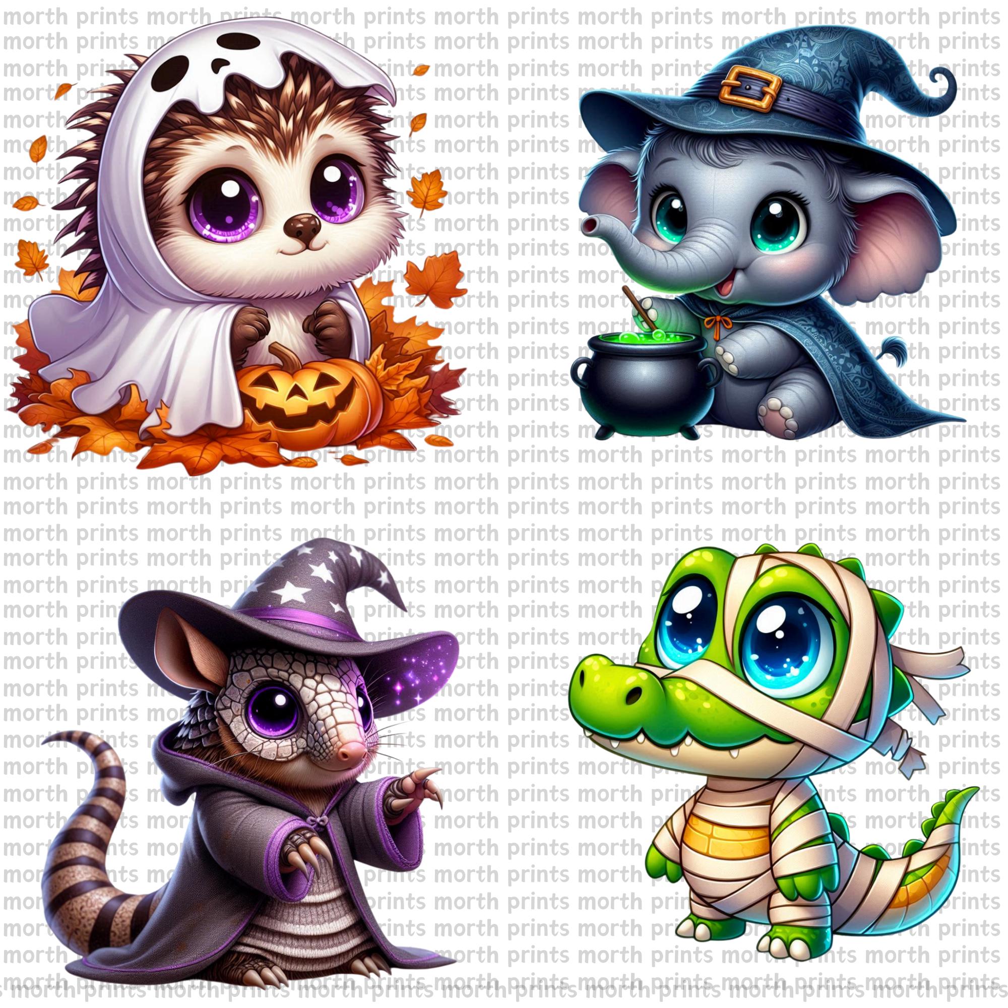 51 PNG Halloween Animals Clipart Cute Halloween Animals Clipart, Animal ...