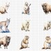 50 Watercolor Winter Animals Clipart polar Bear, Penguin, Snow Leopard ...