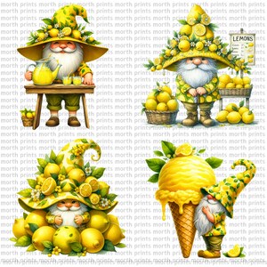23 PNG Lemon Gnome Clipart , ,cute Gnome,lemon Clipart, Spring Clipart ...