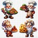 47 PNG Chef Gnome Clipart Cook Gnome, Cooking Gnome, Cute Gnome Png ...