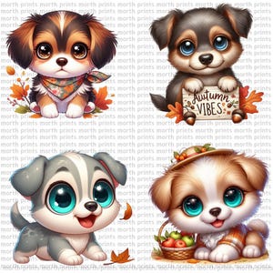 27 PNG Autumn Dog Clipart , Cute Animals, Autumn Clipart, Animals ...