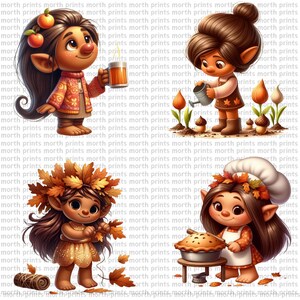 26 PNG Autumn Troll Clipart , Troll Clipart, Clipart Bundle, Cute Troll ...