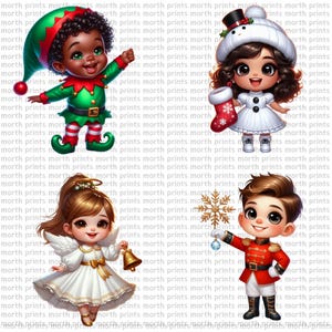 26 PNG Christmas Babies Clipart , Painted Christmas Clipart , Christmas ...