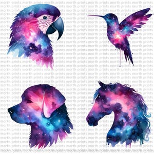 40 PNG Space Animals Clipart , Cute Animals, Happy Animals, Space ...