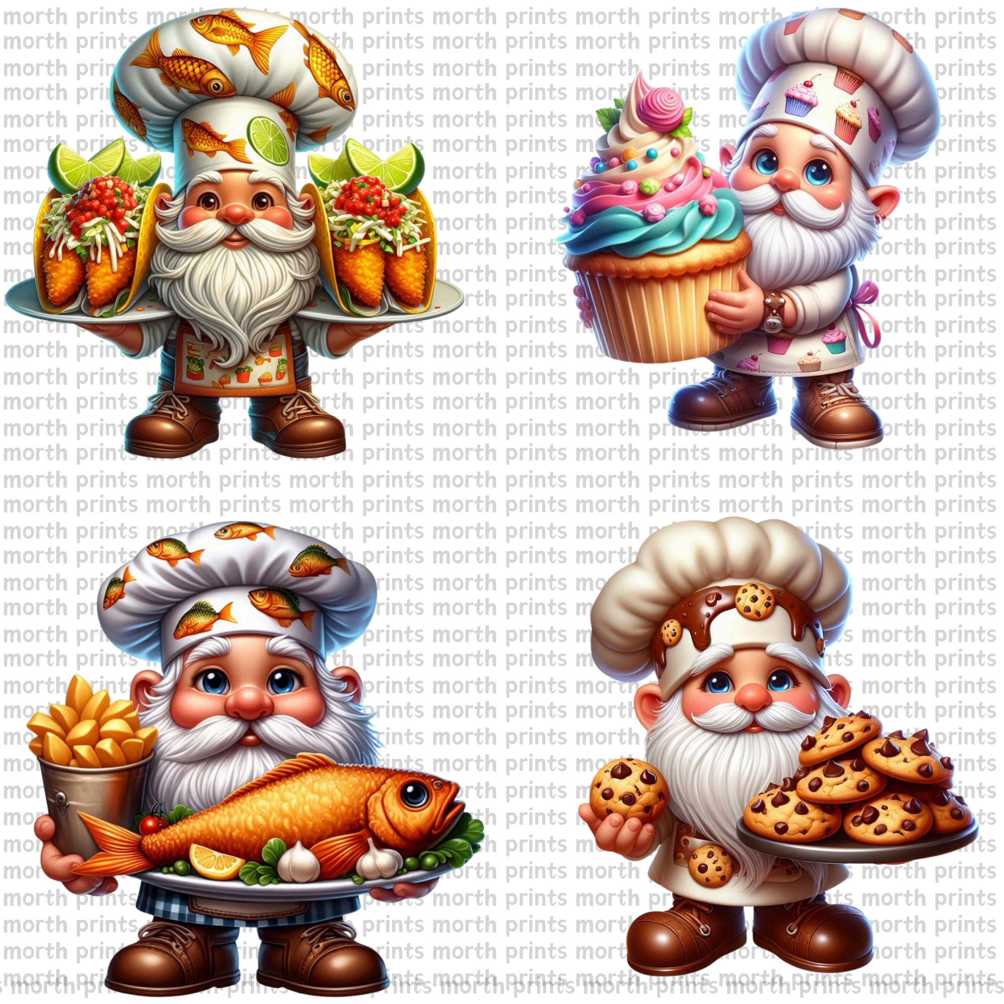 47 PNG Chef Gnome Clipart Cook Gnome, Cooking Gnome, Cute Gnome Png ...
