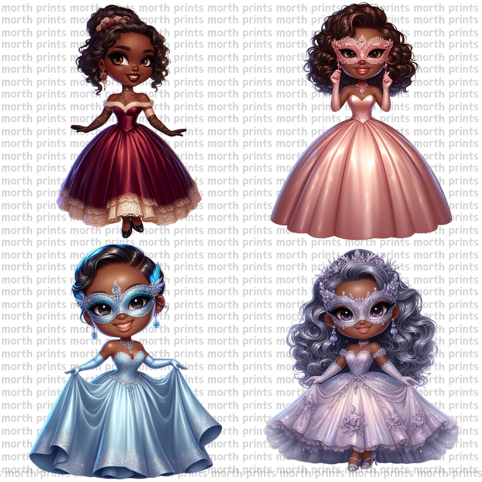 13 PNG Masked Chibi Girls Clipart Cute Chibi Girl, Chibi Bundle, Chibi ...