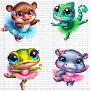44 PNG Ballerina Animals Clipart , Cute Dancing Animal Graphics, Ballet ...