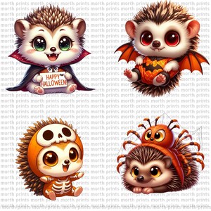 31 PNG Halloween Hedgehog Clipart , Cute Animals, Halloween Clipart ...
