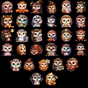 31 PNG Halloween Hedgehog Clipart , Cute Animals, Halloween Clipart ...