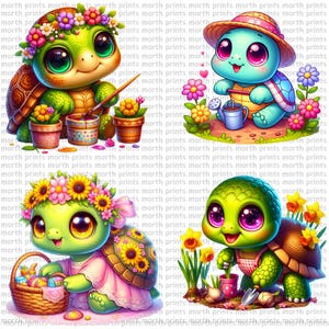 37 PNG Spring Turtle Clipart , Cute Animals, Spring Clipart, Animals ...
