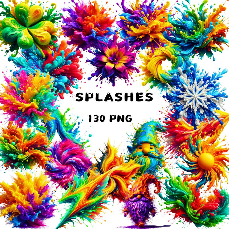 Splatter Painting - Etsy