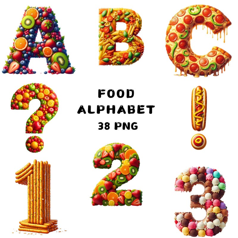 And a Z of Food and Drink - Etsy Canada