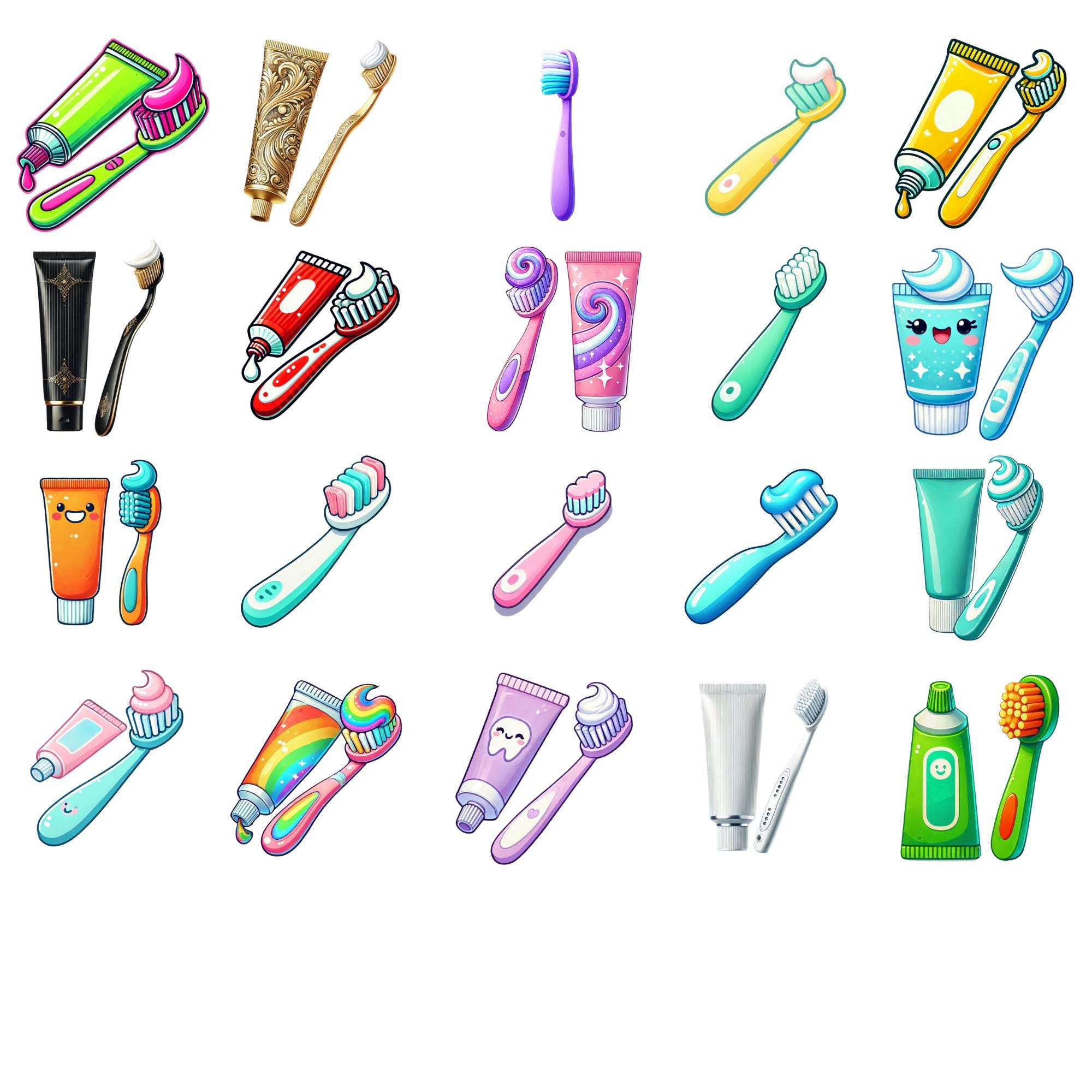 Toothbrushes Clipart, Hygienic Bathroom PNG, Dental Care Brushes ...