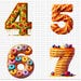 Food Alphabet Clipart PNG, Cute A–Z Letters With Fruits & Snacks, 38 ...