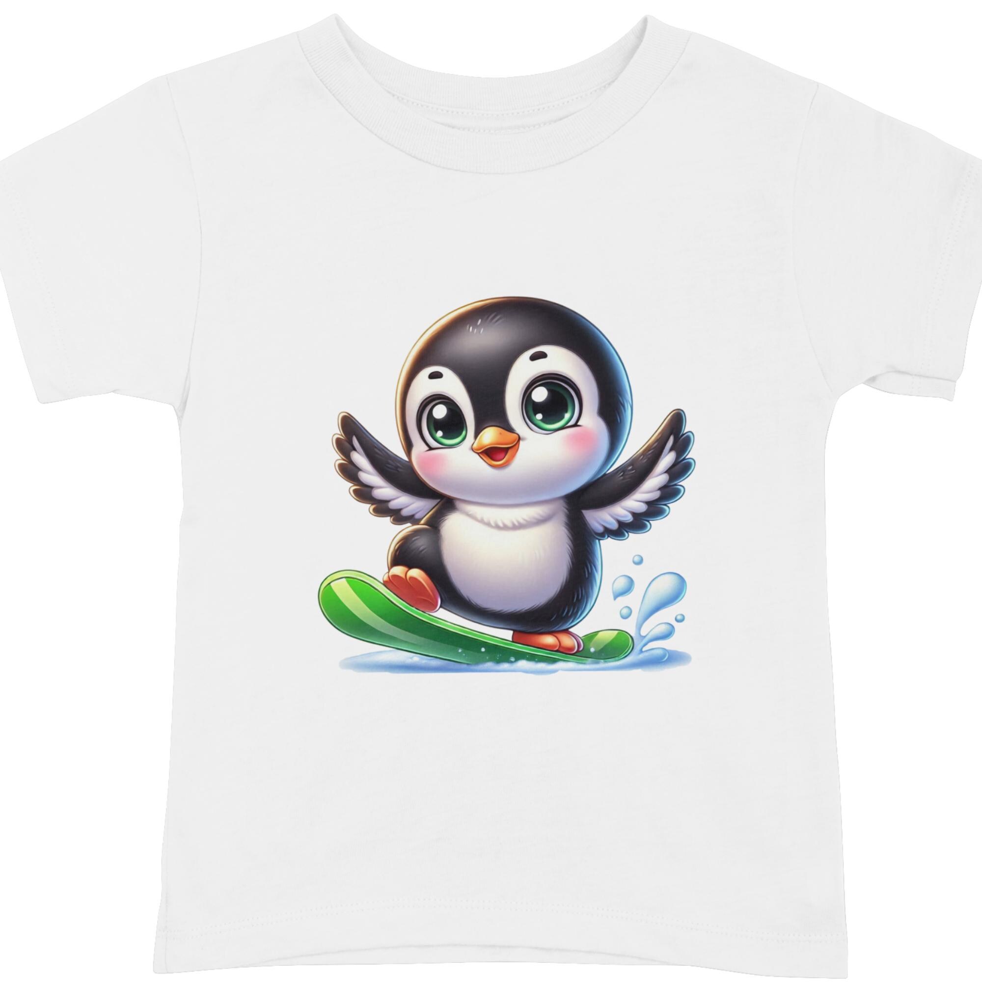 Baby Penguin Clipart, Cute Winter Penguins PNG, Snowy Cartoon Birds for ...