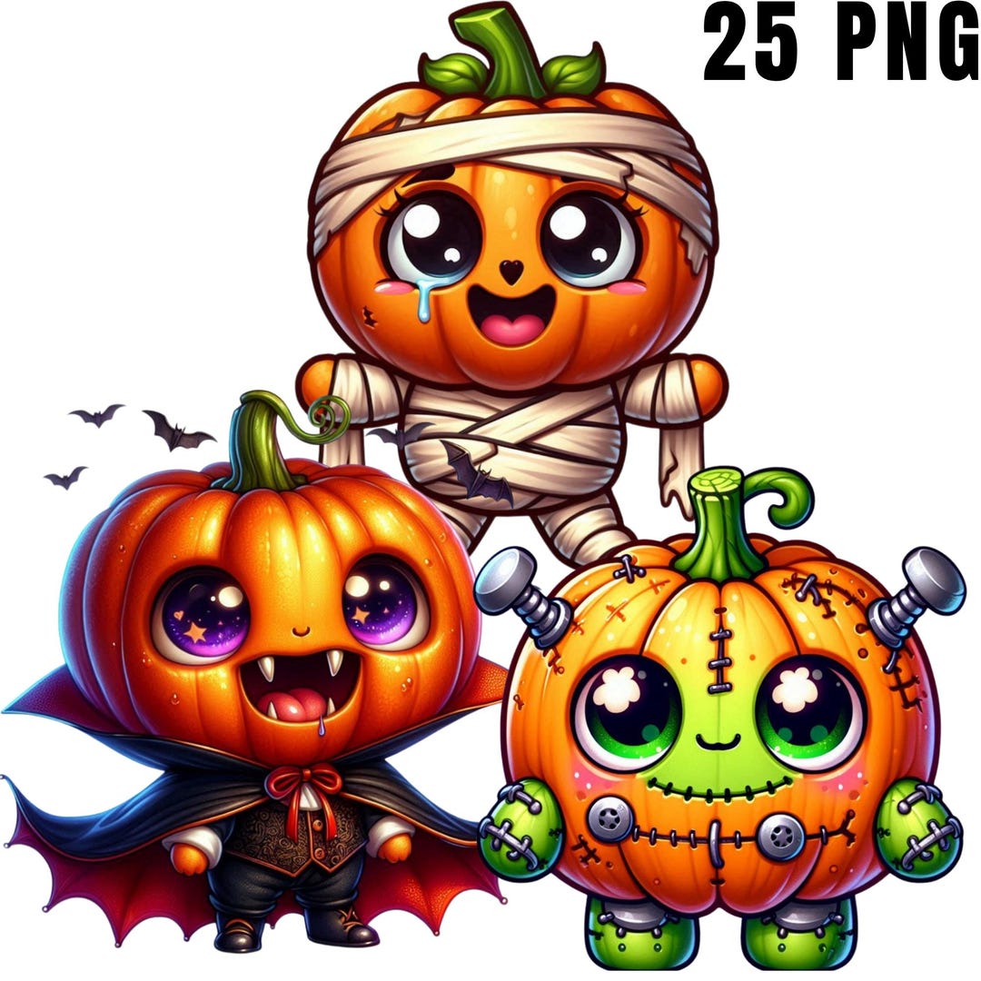 Cute Halloween Pumpkin Clipart PNG, Smiling Jack O Lantern With Candy ...
