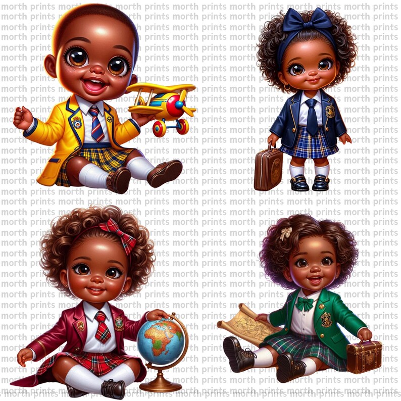 Chibi School Girl Clipart PNG, Cute Student With Backpack, Back to ...