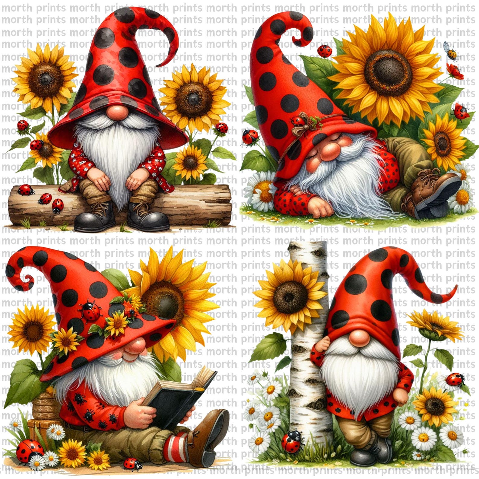 38 PNG Ladybug Gnome Clipart Cute Gnome, Ladybug Clipart, Gnome Clipart ...