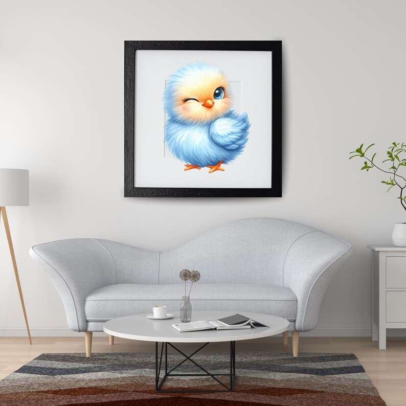 Cute Chick Clipart, Baby Chicken PNG for Baby Shower, Stickers, Nursery ...