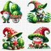 Watermelon Gnome Clipart PNG, Cute Summer Fruit Gnomes, Picnic & Garden ...
