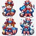 28 PNG Patriotic Cat Clipart Patriotic, USA Clipart Bundle, 4th of July ...