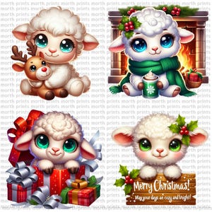 38 PNG Christmas Lamb Clipart , Cute Animals, Christmas Clipart ...