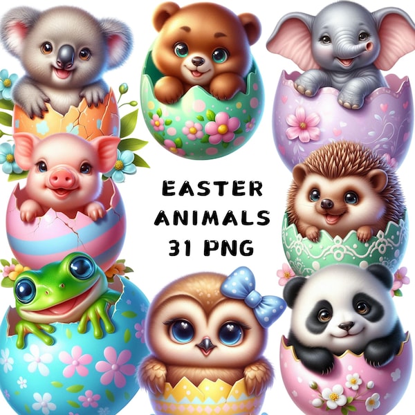 Ostern tiere clipart - Etsy.de