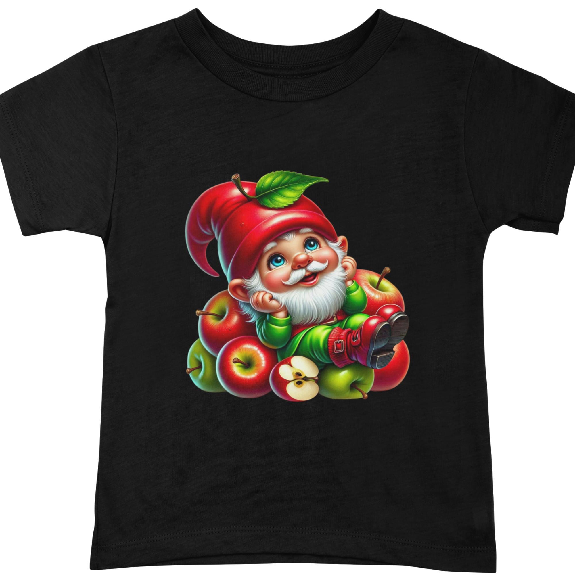 Apple Gnome Clipart PNG, Cute Fruit Gnome Illustrations for Summer and ...