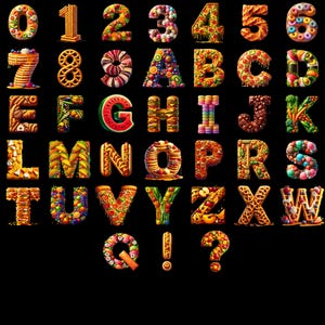 38 PNG Food Alphabet Clipart , Alphabet PNG, Food Clipart, Eat Alphabet ...