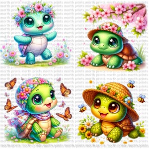 37 PNG Spring Turtle Clipart , Cute Animals, Spring Clipart, Animals ...